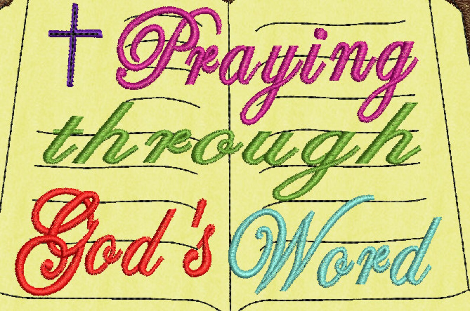 Prayer Sign-applique Machine Embroidery 3 Designs4 Sizes8 | Etsy