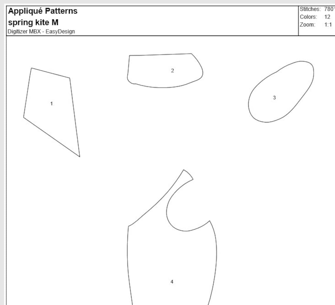 Sam Overall Bill Kite Machine Embroidery Applique Design4 - Etsy