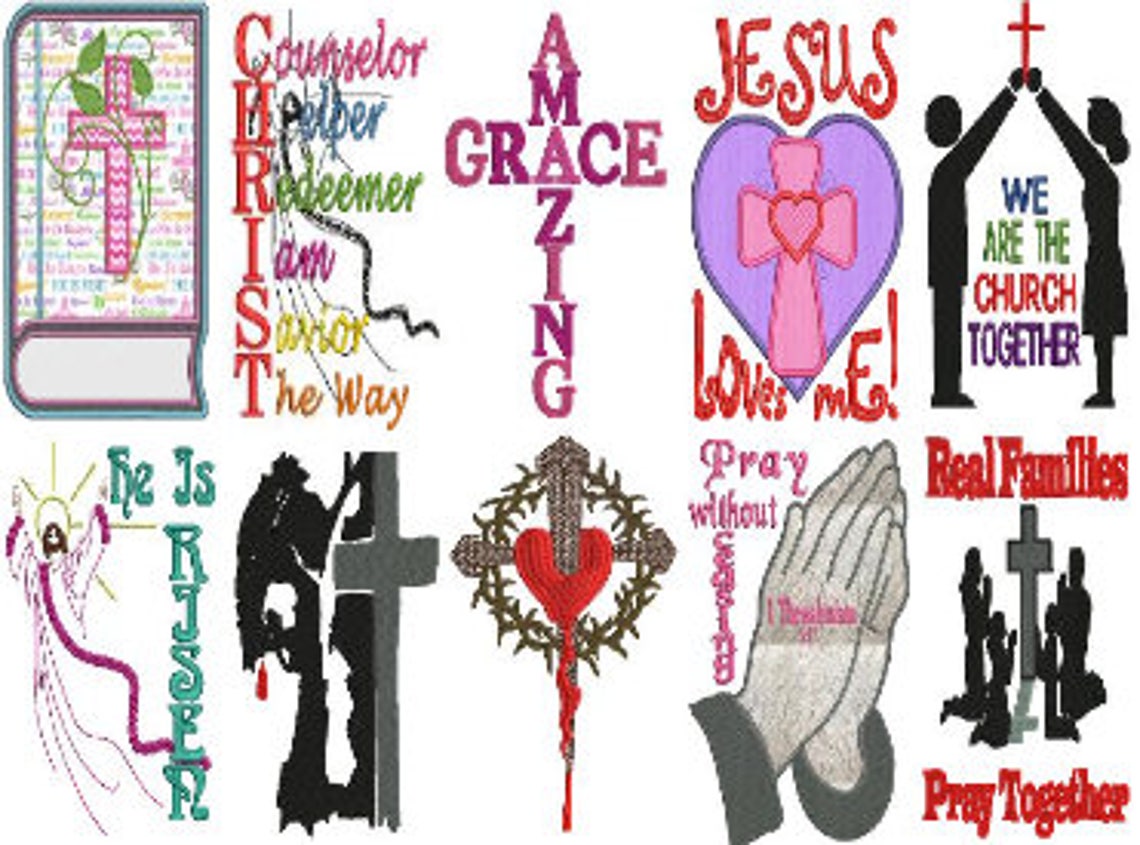 We Are the Church Machine Embroidery Design, 4 Sizes,8 Formats(dst,exp ...