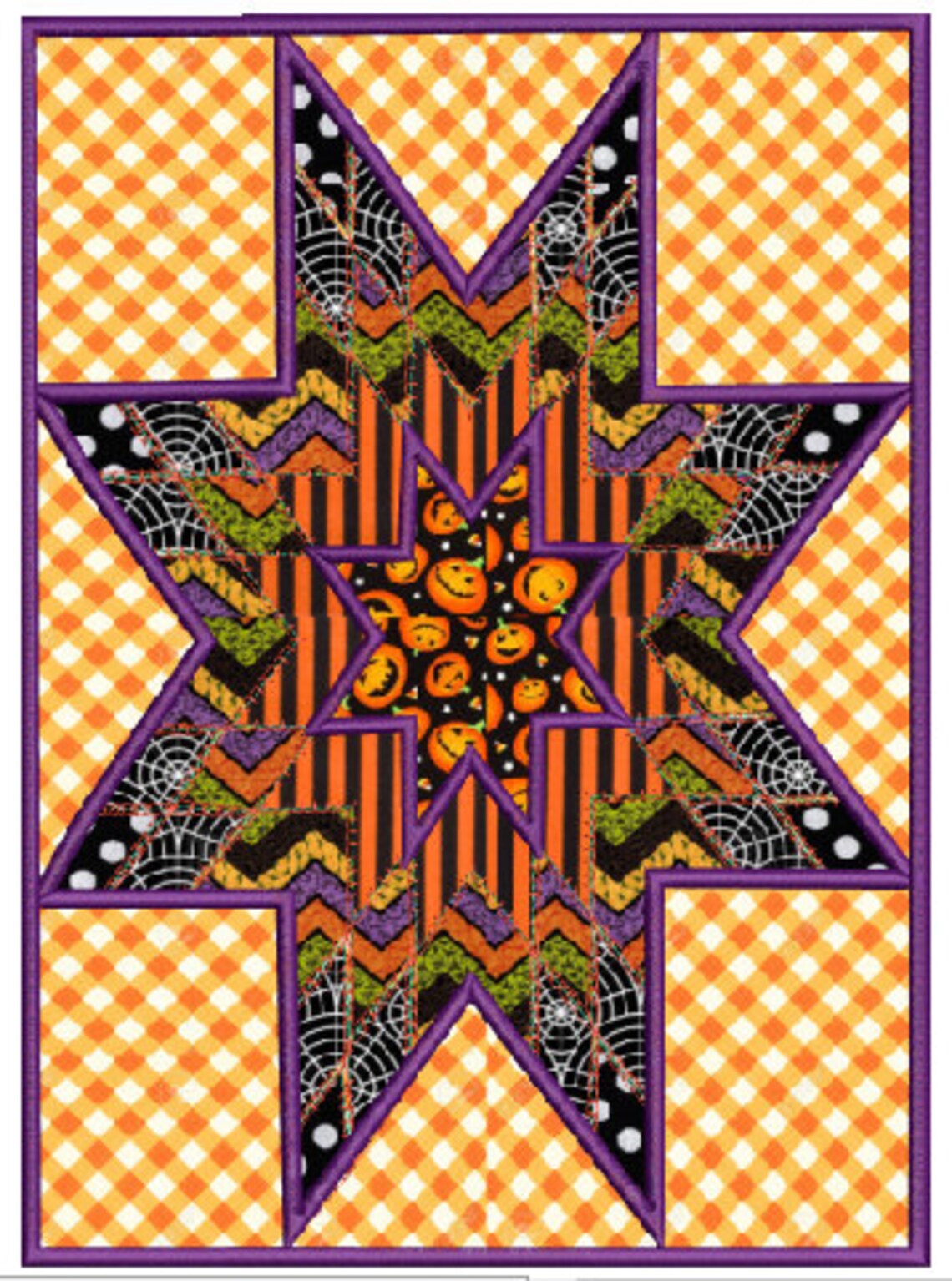 Quilt Block 2 Embroidery Applique Design,4 Sizes,8 Formats(dst,exp,jef ...