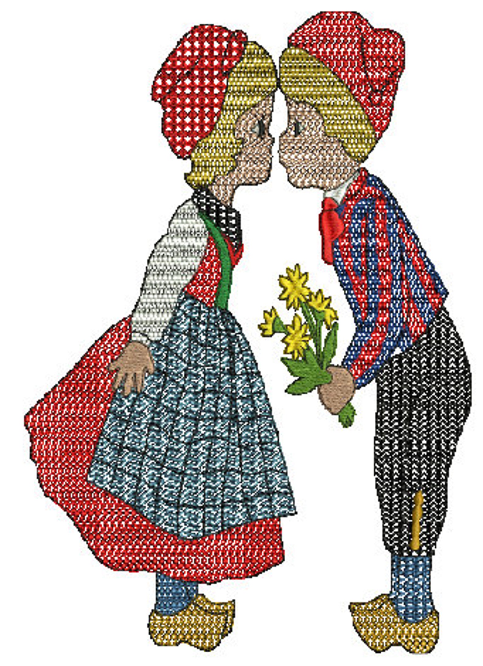 Set of 10 World Couple Machine Embroidery Filled4 Sizes8 - Etsy
