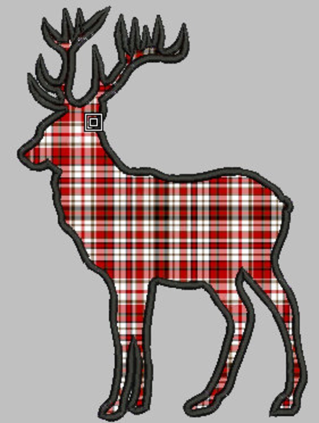 Dallas Elk Design2 Applique Machine Embroidery,4 Sizes,8 Formats(dst ...