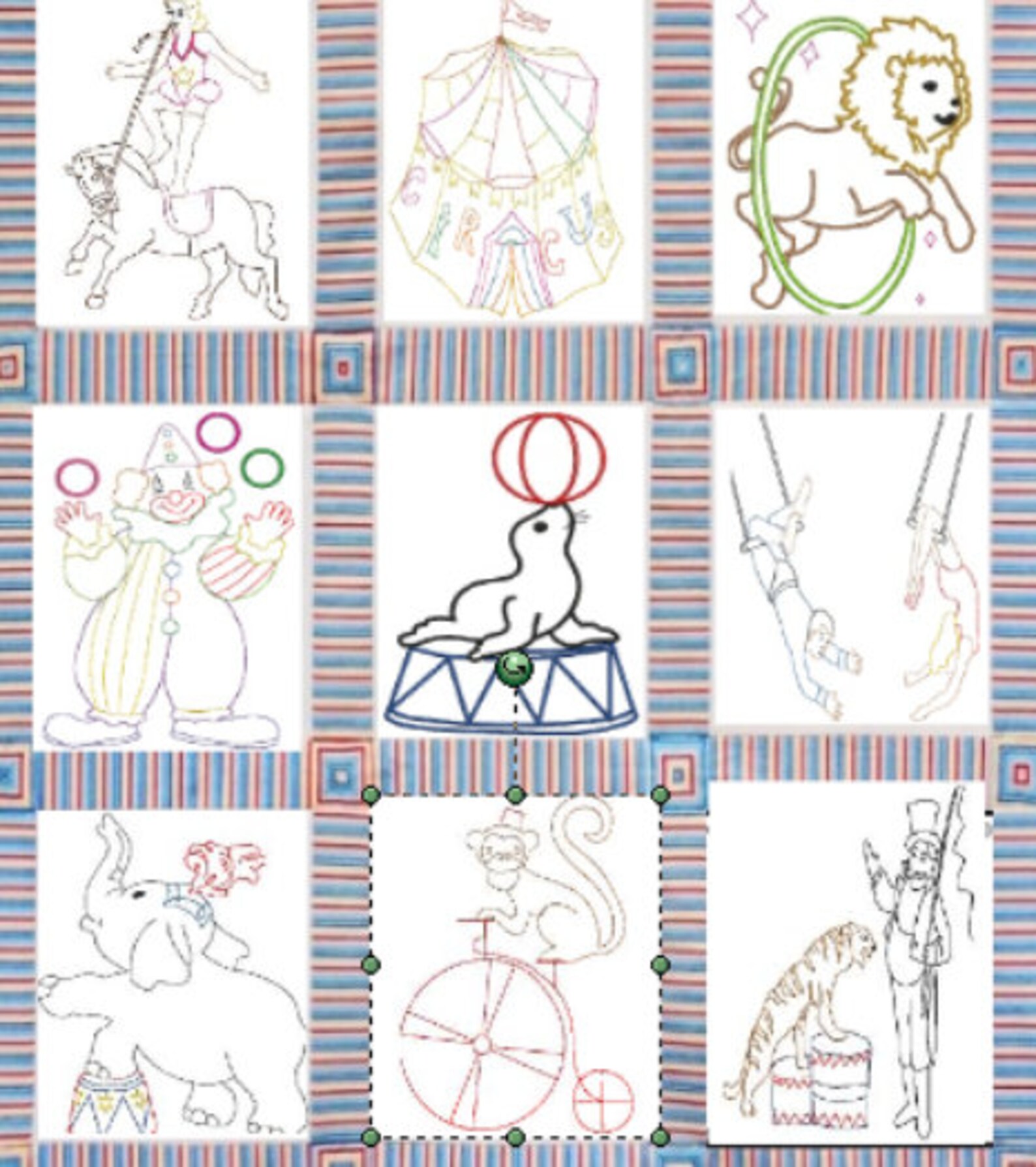 Circus Trick Girl on Horse4 Sizes8 - Etsy