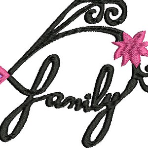 Infinity Family Applique Design 4 Sizes8 - Etsy