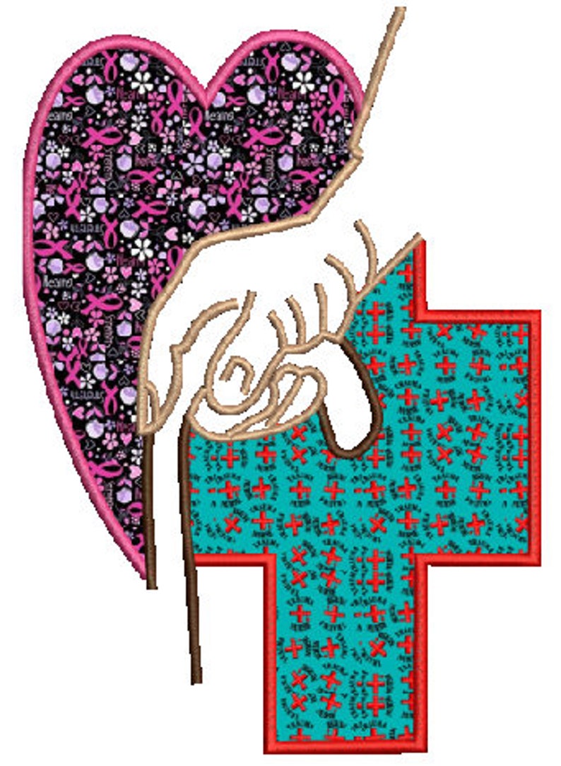 Nursing Home Design5 Machine Embroidery Applique,4 Sizes,8 Formats(dst ...