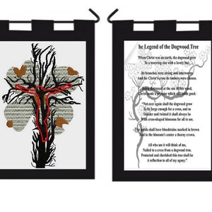 Rare Dogwood Tree Cross Jesus Machine Embroidery Design,4 Sizes,8 ...