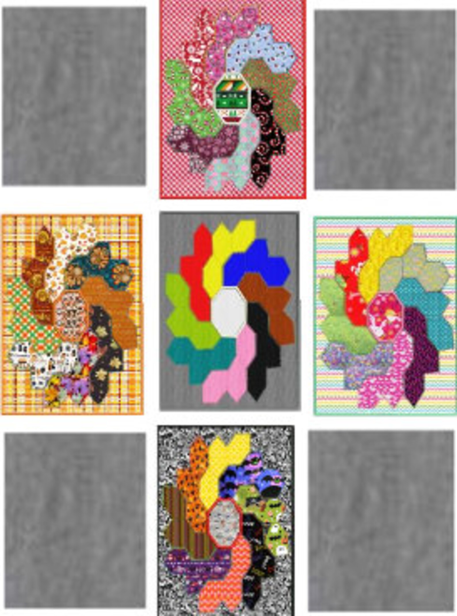Quilt Path Quilt Block Embroidery Applique, 3 Sizes, 8 Formats(dst,exp ...