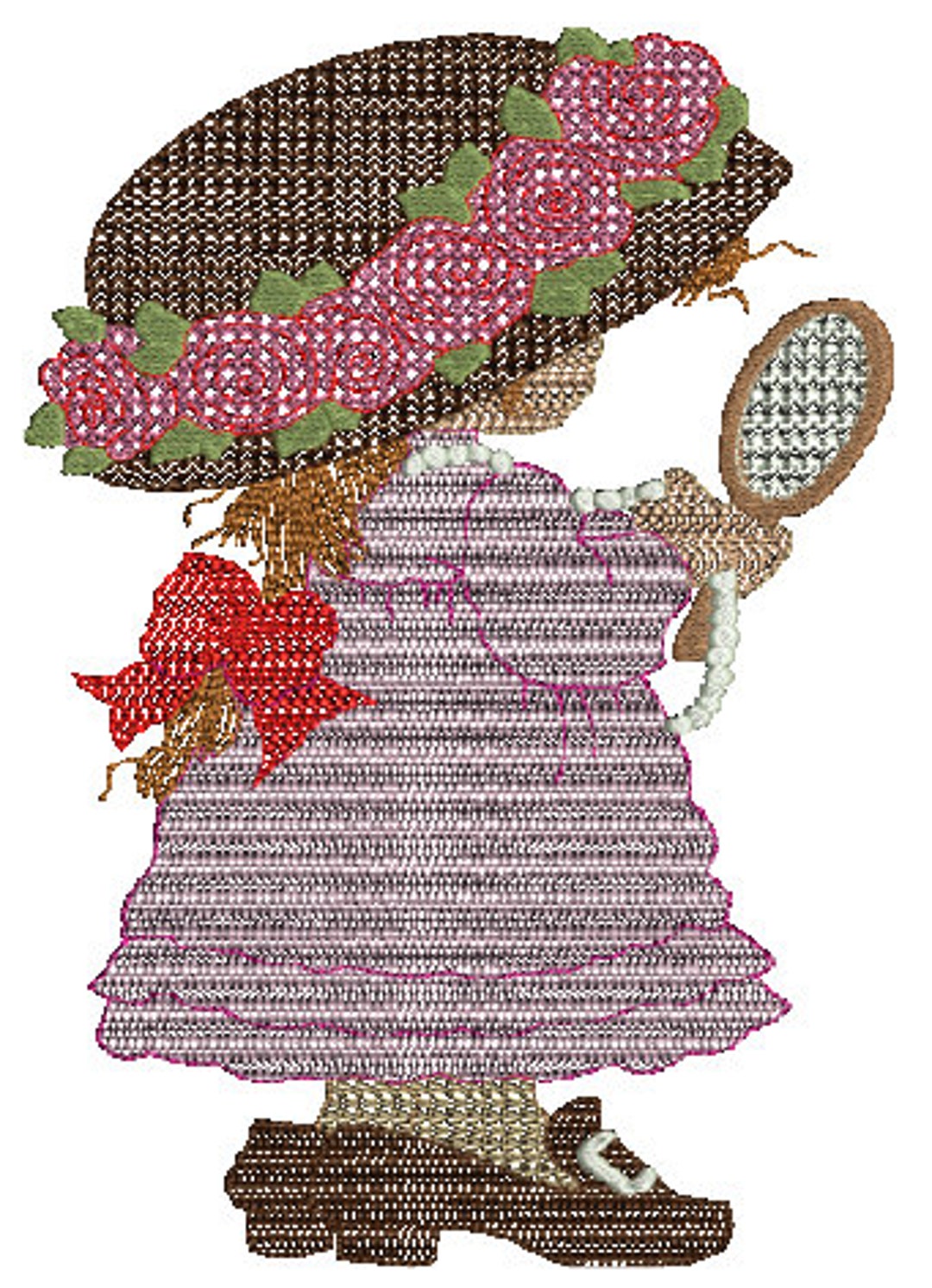 Playing Dressup Colorwork Machine Embroidery, 8 Formats(dst,exp,jef,hus ...