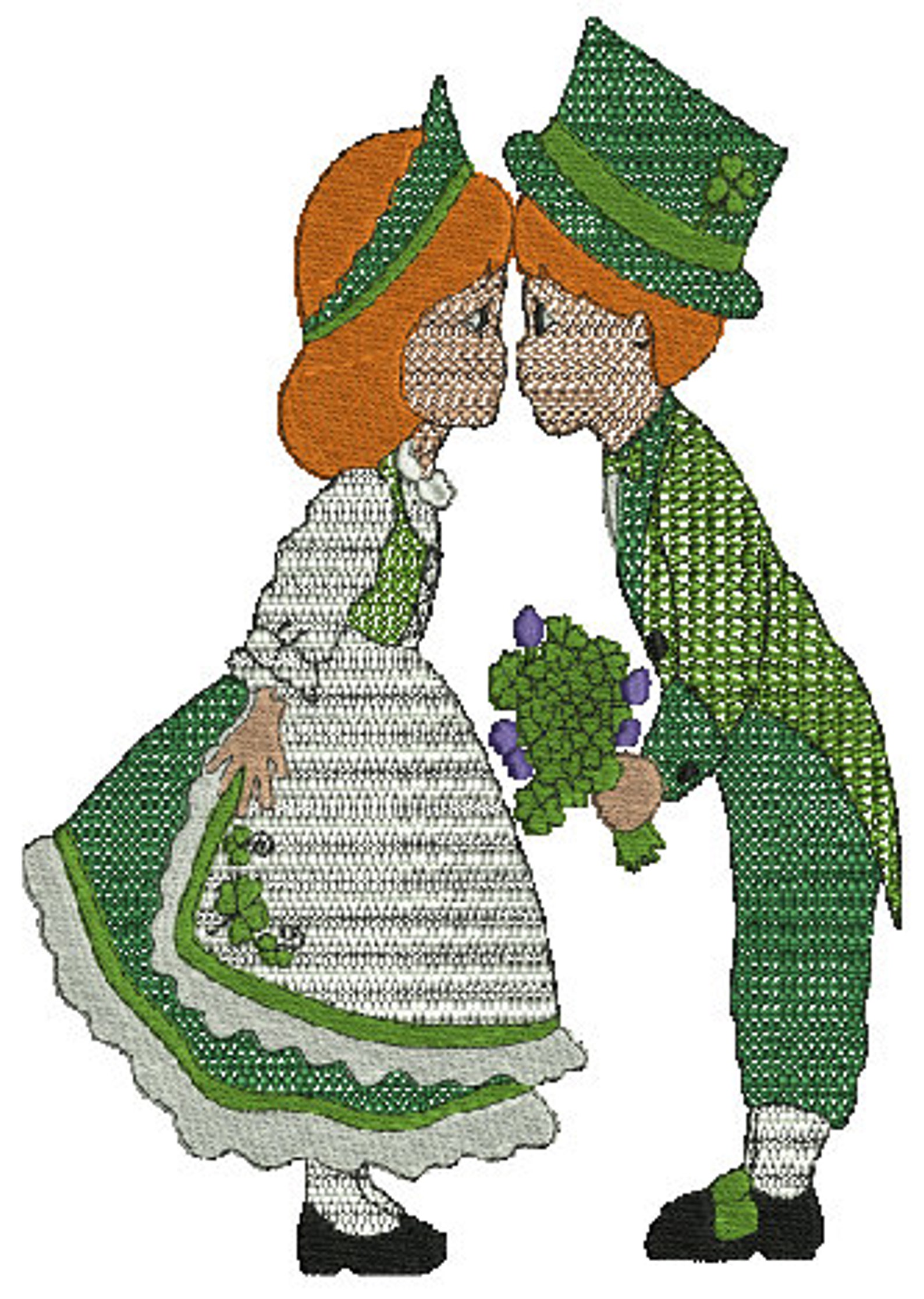 Set of 10 World Couple Machine Embroidery Filled4 Sizes8 - Etsy