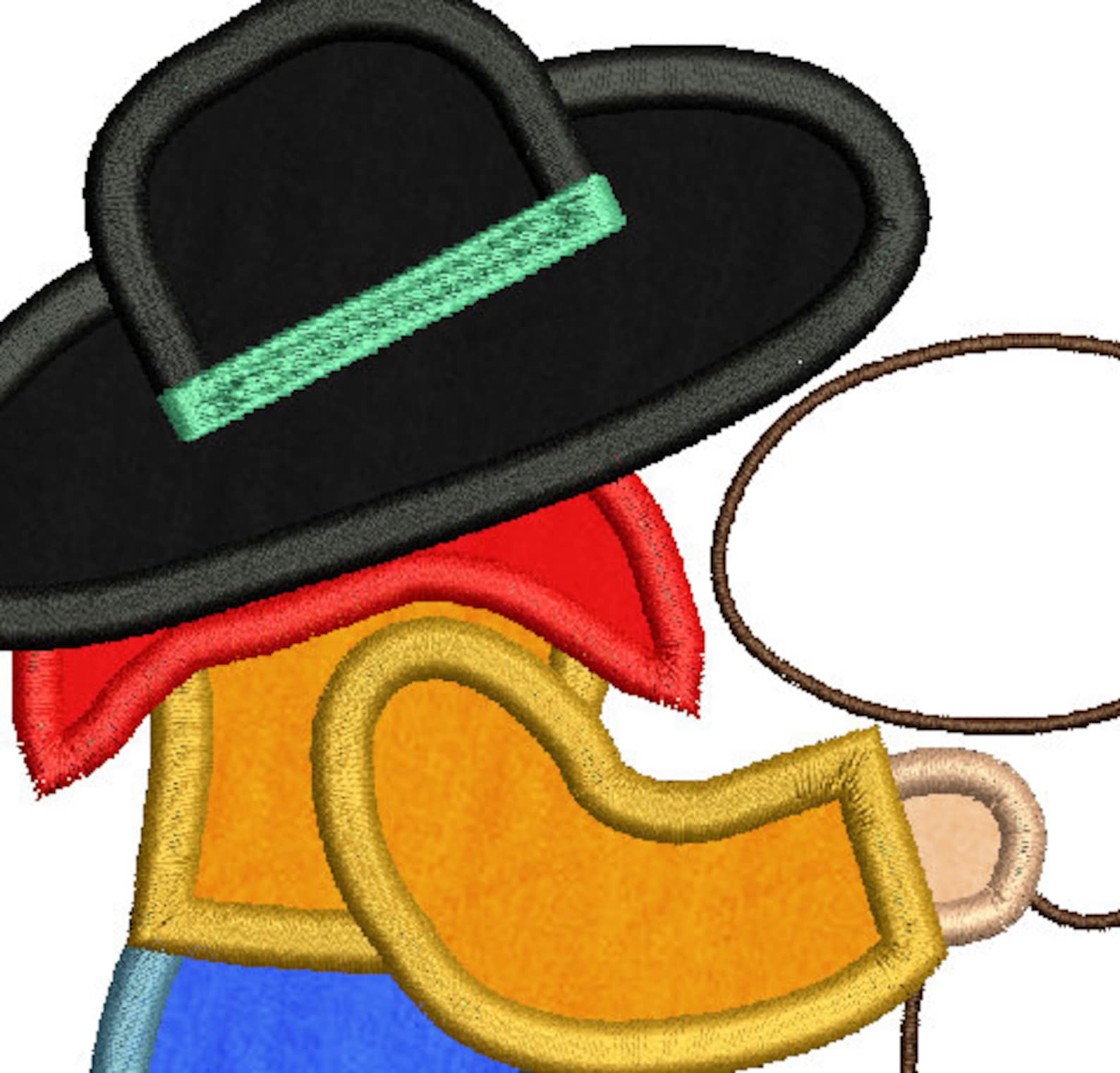REVISED Cowboy Roping Bill Inspired Machine Embroidery Applique,4 Sizes ...