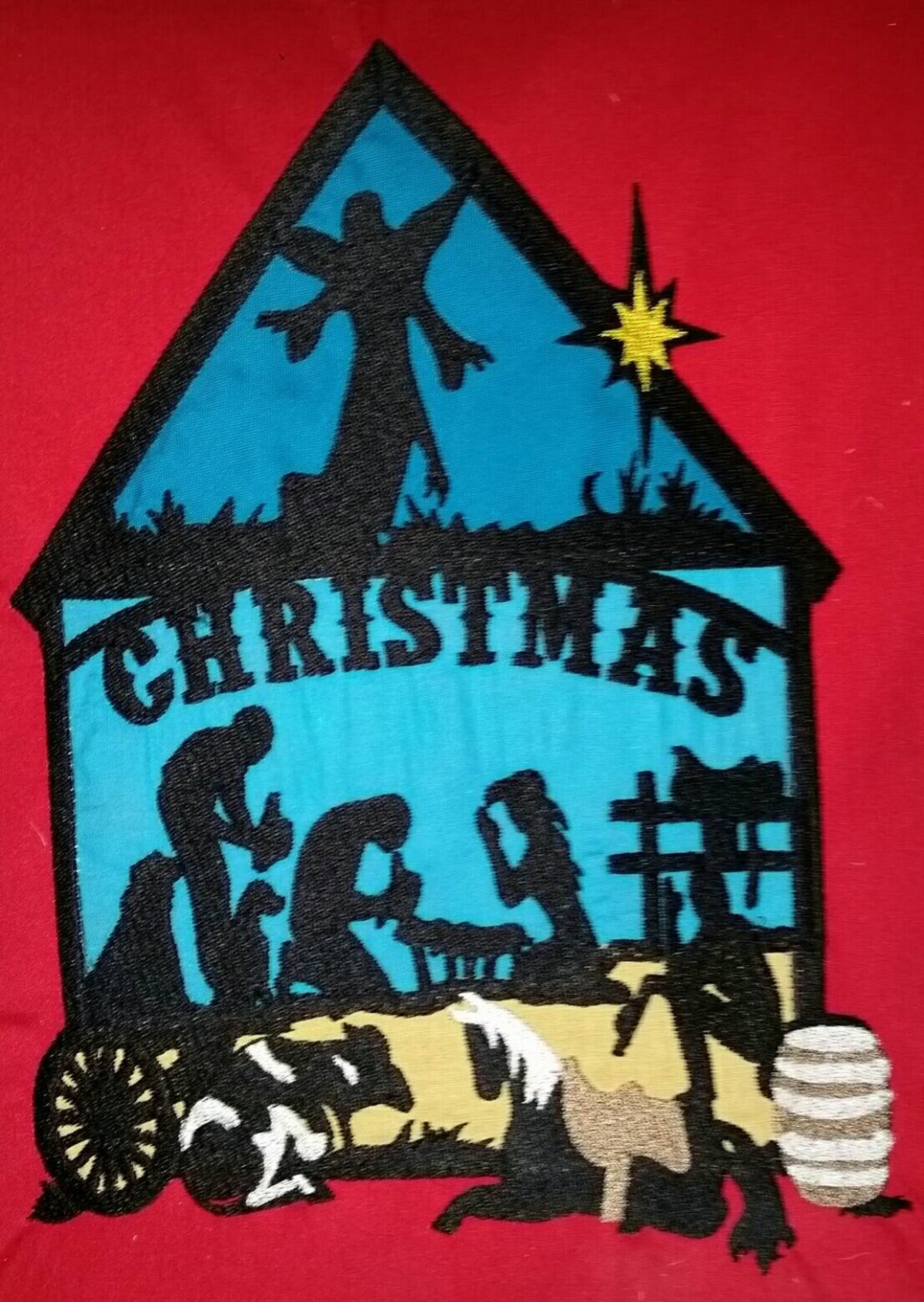 Christmas Nativity Pattern-cowboy Applique 4 Sizes 8 - Etsy