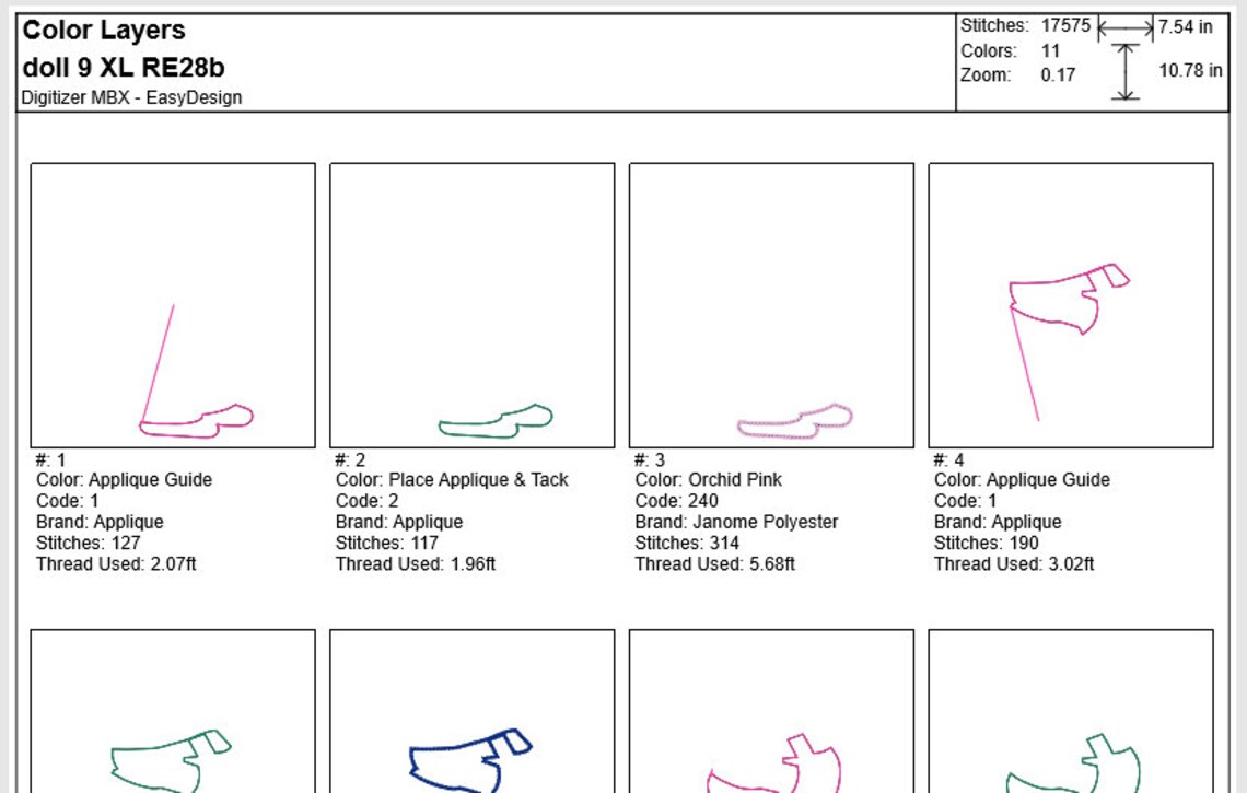 Design9 Sam Overall Bill Machine Embroidery Applique Design4 | Etsy