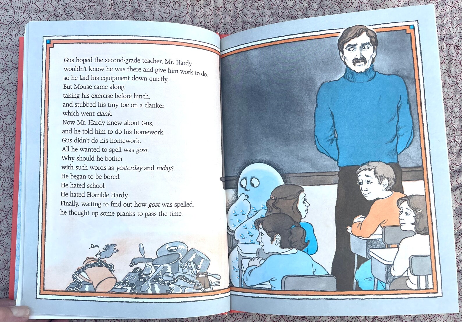 Gus Goes to School, by Jane Thayer, Pictures by Audy Dos Santos, 1982 ...