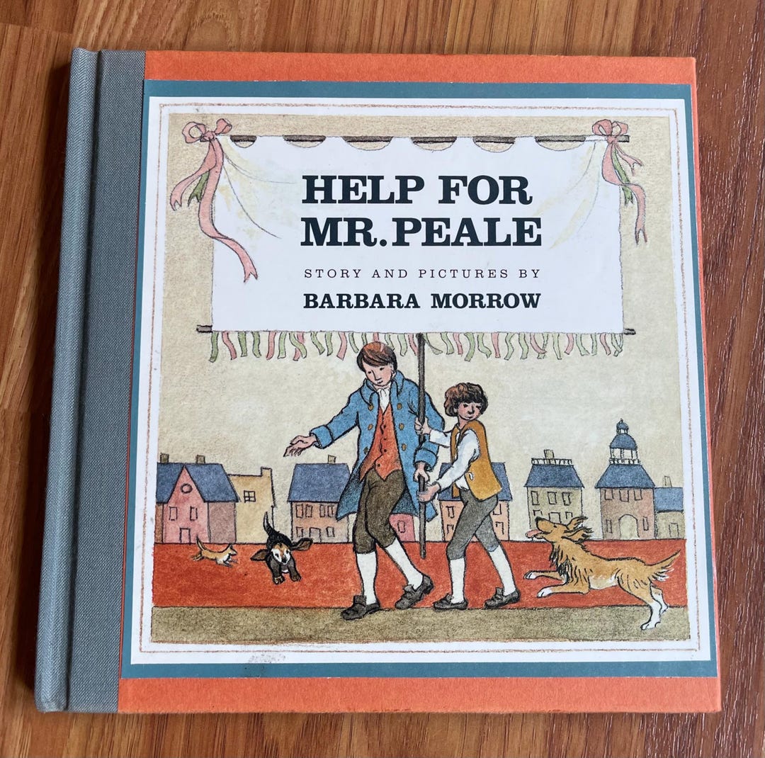 Help for Mr. Peale, Story and Pictures by Barbara Morrow, 1990 HB - Etsy