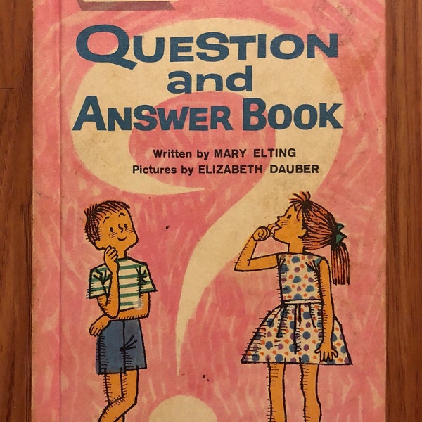 Question and Answer Book, Easy Reader 1968, HB - Etsy