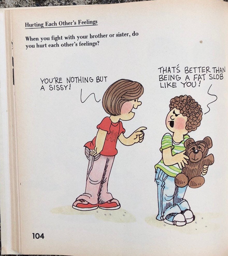 Surviving Fights With Your Brothers and Sisters, by Joy Wilt, 1978 - Etsy
