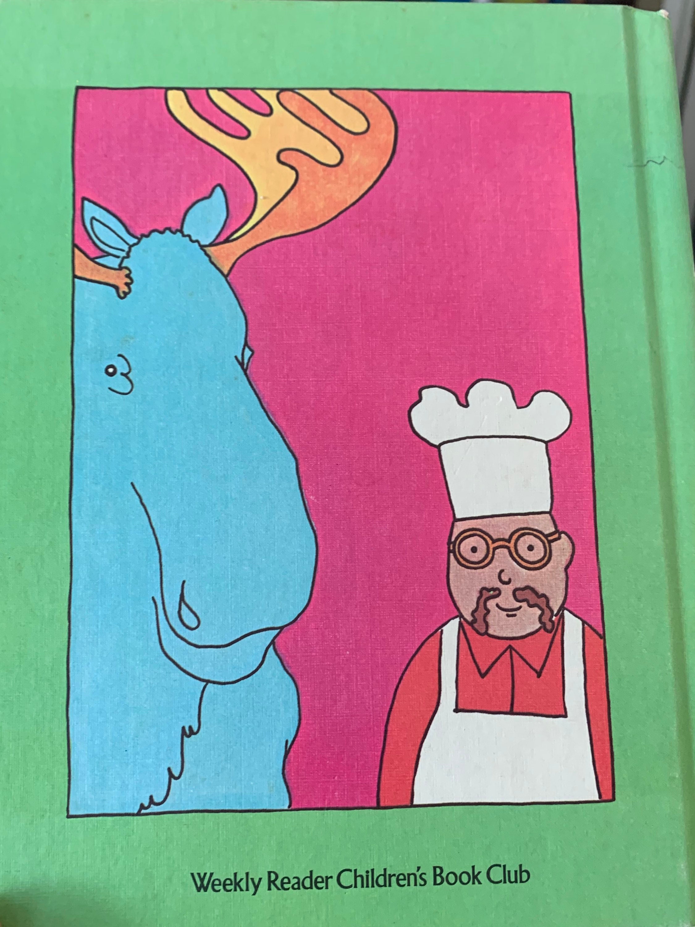 Blue Moose by Manus Pinkwater HB 1975 Weekly Reader - Etsy