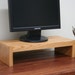 Computer Monitor Stand Modern Style Golden Oak Finish - Etsy
