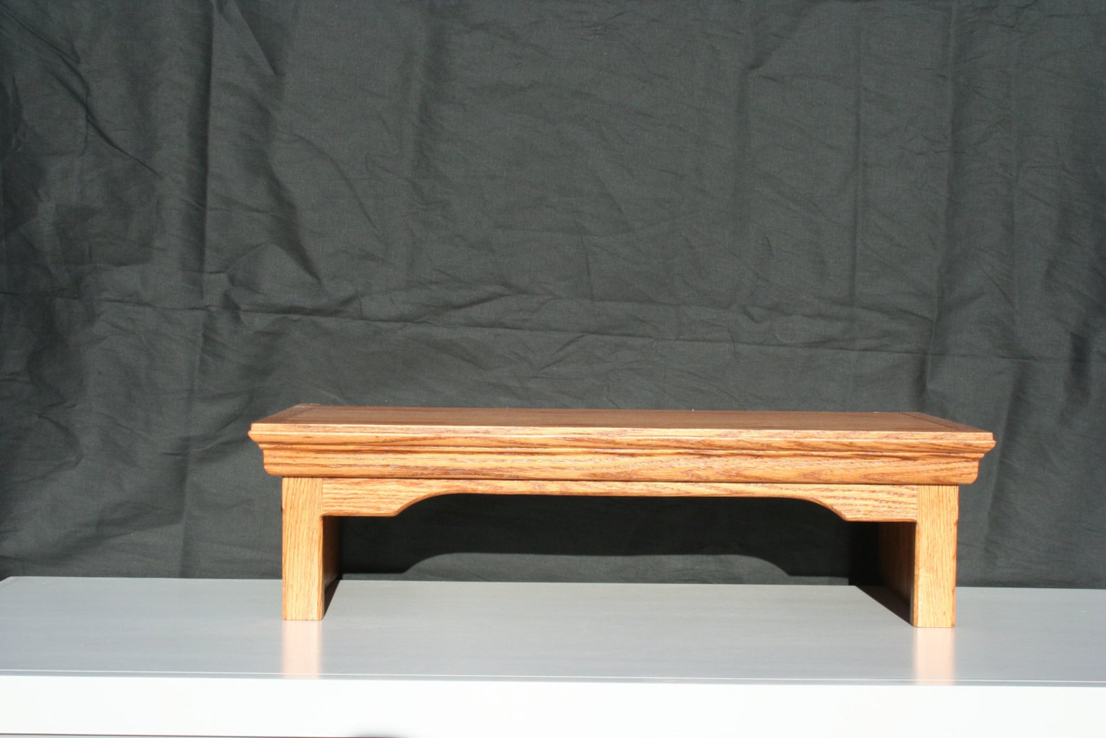 Traditional Oak Style TV Riser Stand With Medium Finish - Etsy