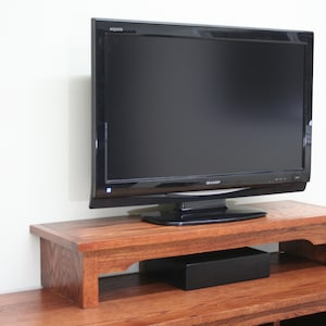 Mission Oak Style TV Riser Stand in Cherry Finish Arts and Craft ...