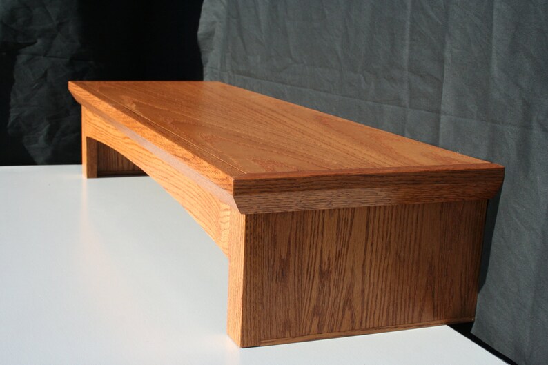 TV Riser Stand in Shaker Style With Country Medium Finish or - Etsy