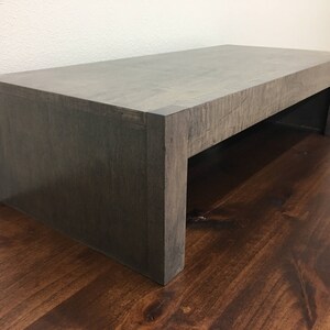 TV Riser Stand Modern Style in Maple Wood With COFFEE Finish - Etsy