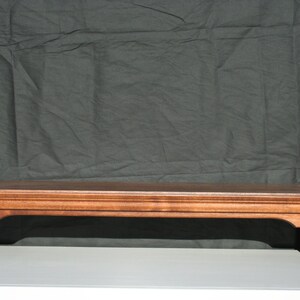 TV Riser Stand in Traditional Style Alder Wood With Mocha Finish - Etsy