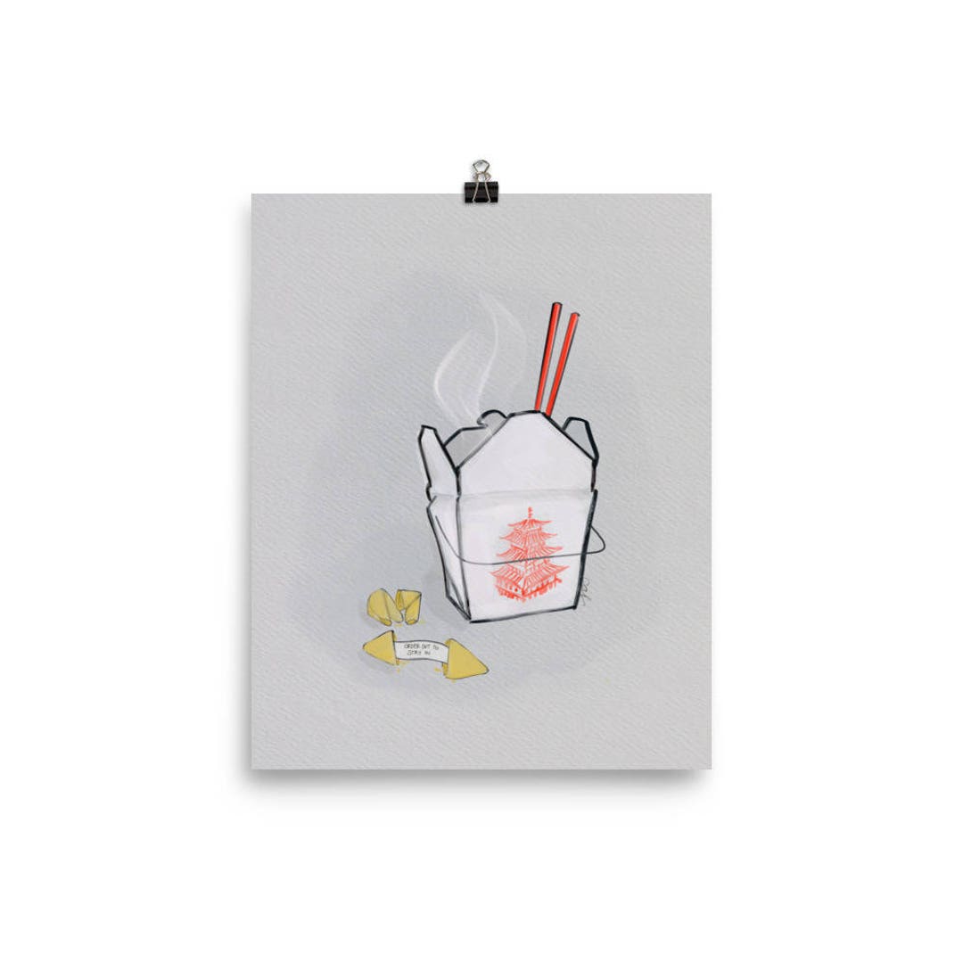 Order Takeout Art. Chinese Food Art, Order In, Order Out, Let’s Stay In ...
