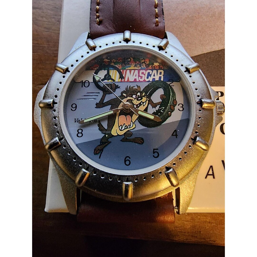 90s Taz NASCAR Watch 1994 Tasmanian Devil PRISTINE in Original Box - Etsy