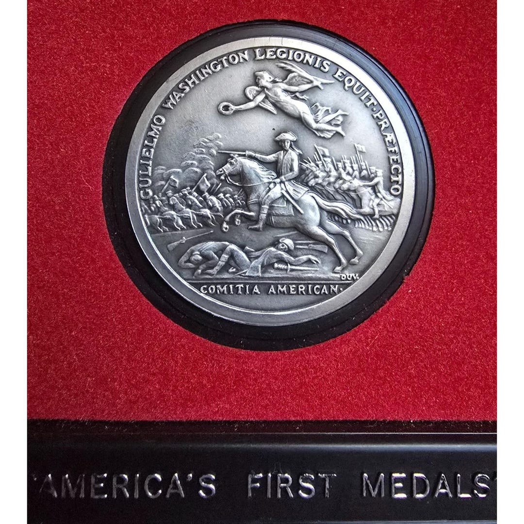 U.S. Mint Americas First Medals 1973 Lt. Col. William Washington ...