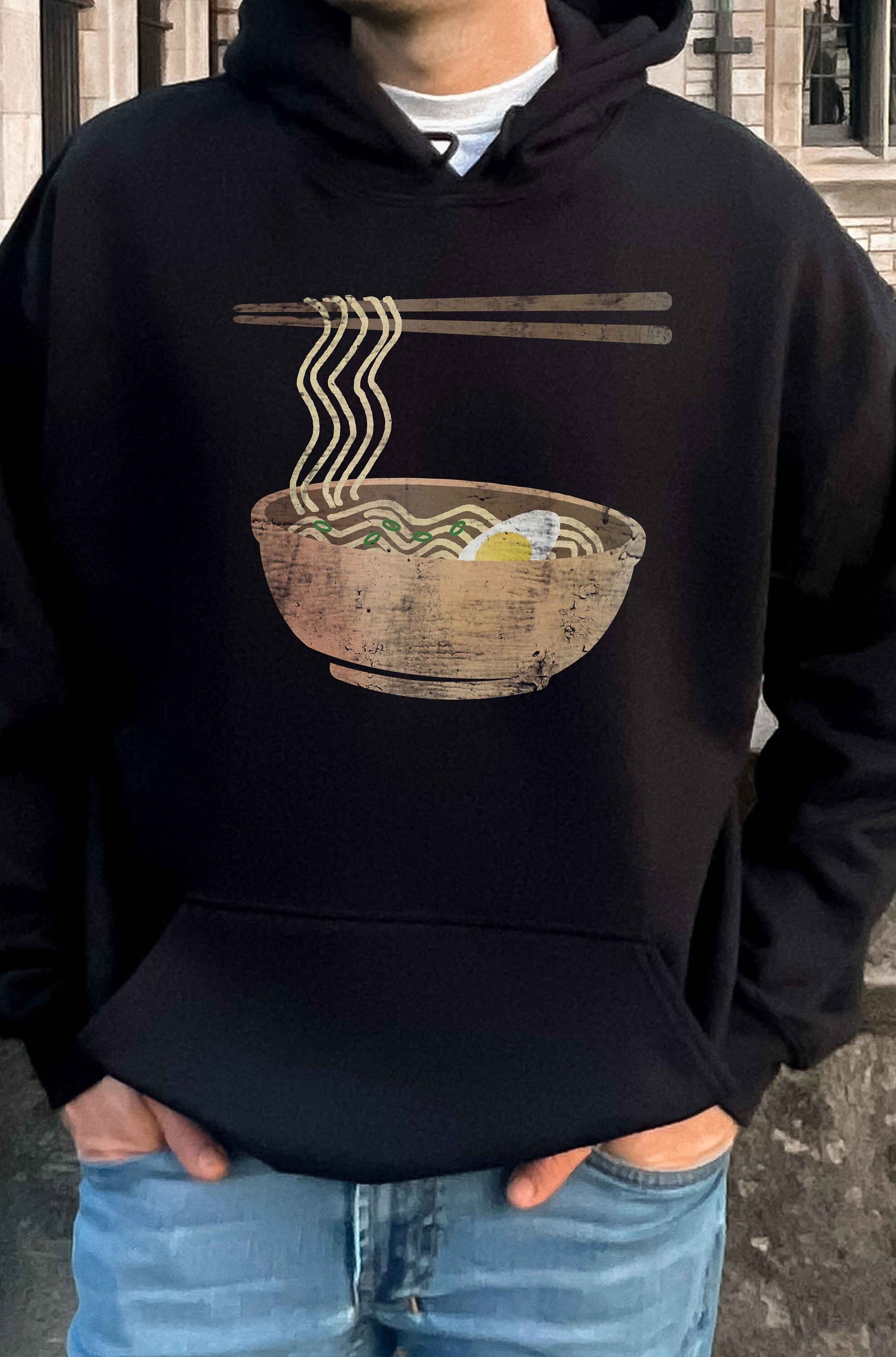 Vintage Ramen Hoodie Ramen Lover Gift Foodie Sweatshirt - Etsy