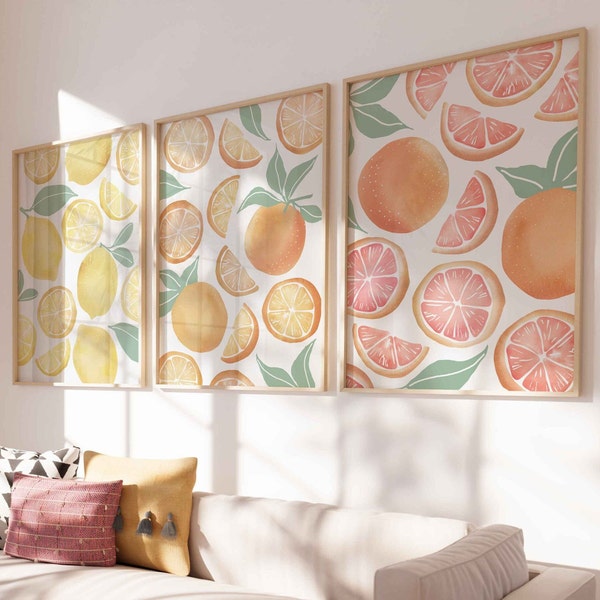 Citrus Print - Etsy