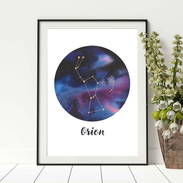 Constellation Poster - Etsy