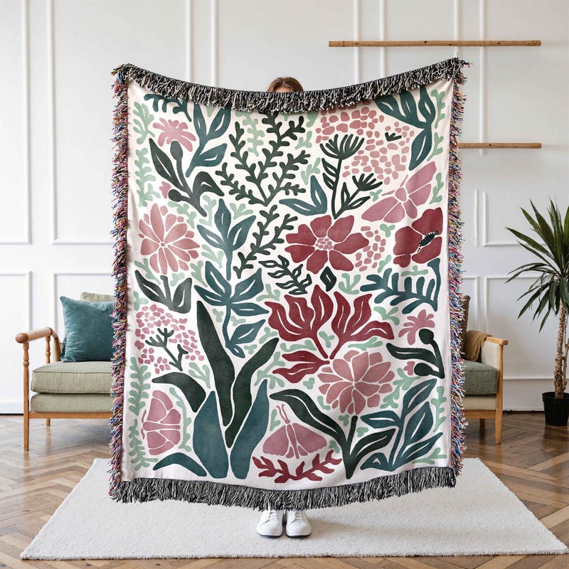 Floral Tapestry - Etsy