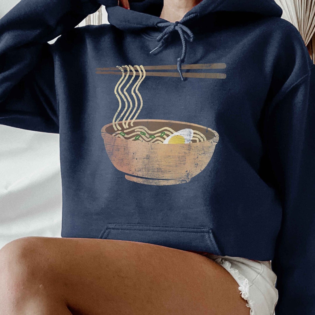 Vintage Ramen Hoodie, Ramen Lover Gift, Foodie Sweatshirt, Ramen Bowl ...
