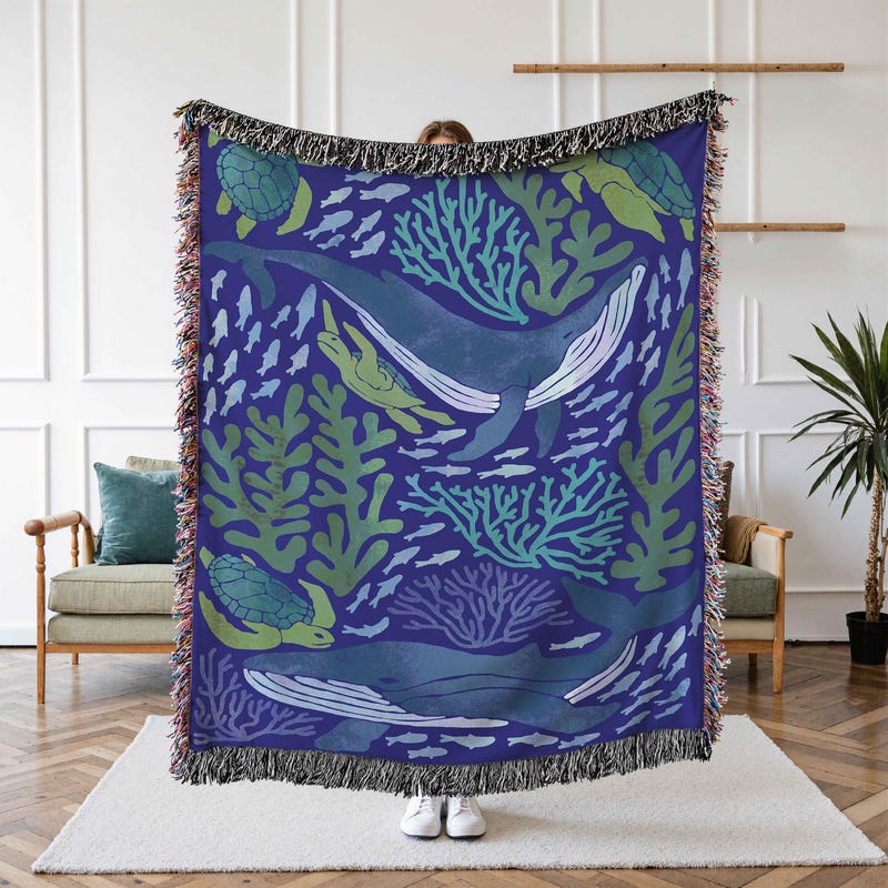 Ocean Tapestry - Etsy
