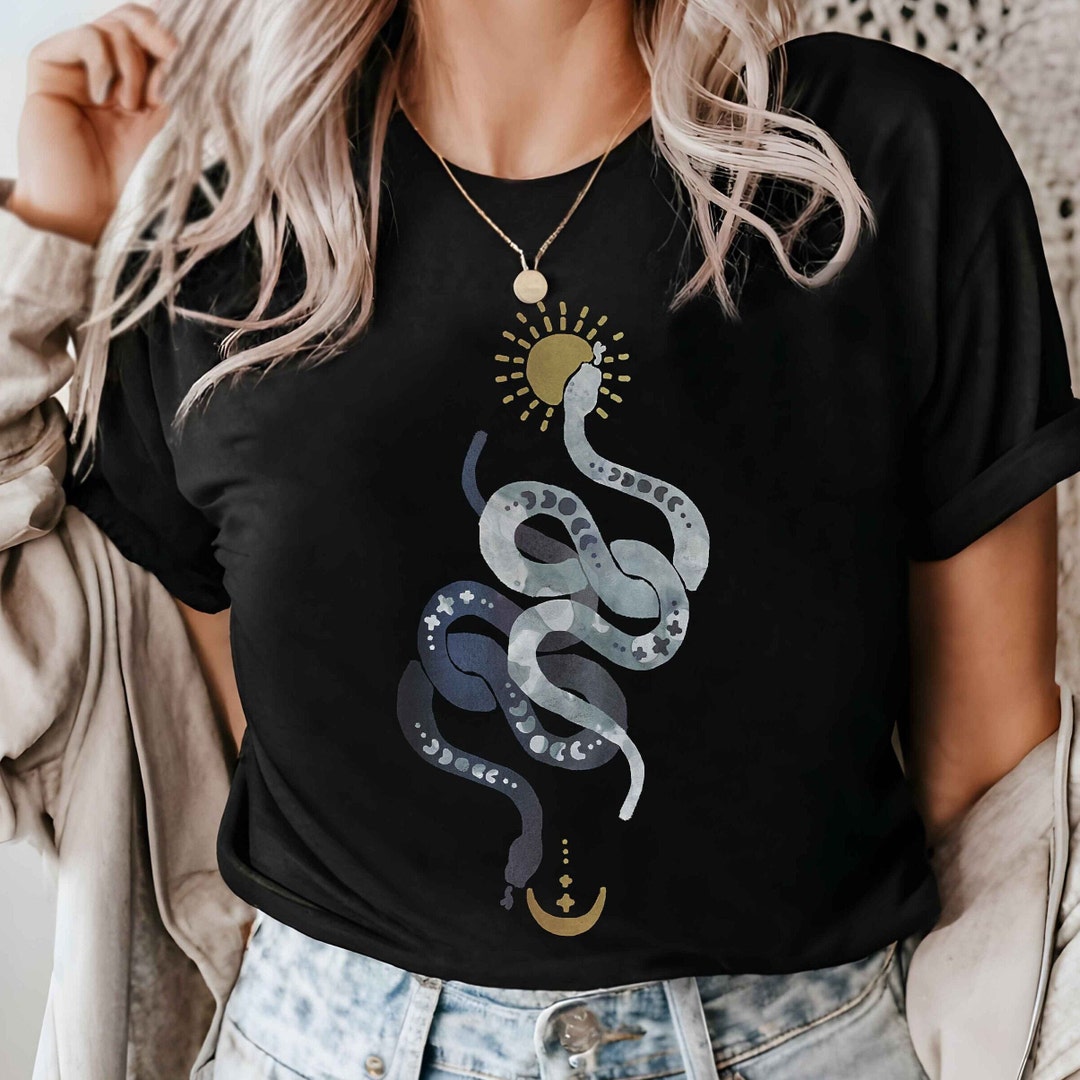 Celestial Snake Shirt, Snake Gifts Celestial Shirt Snake Shirt for ...