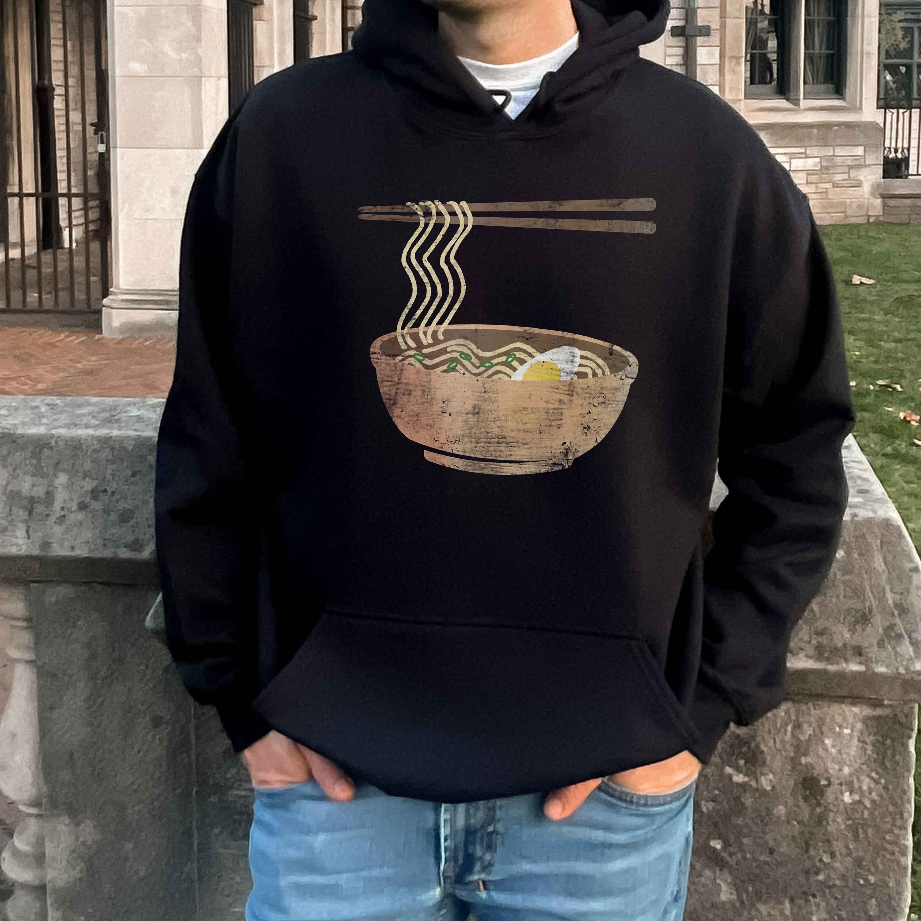 Vintage Ramen Hoodie Ramen Lover Gift Foodie Sweatshirt - Etsy