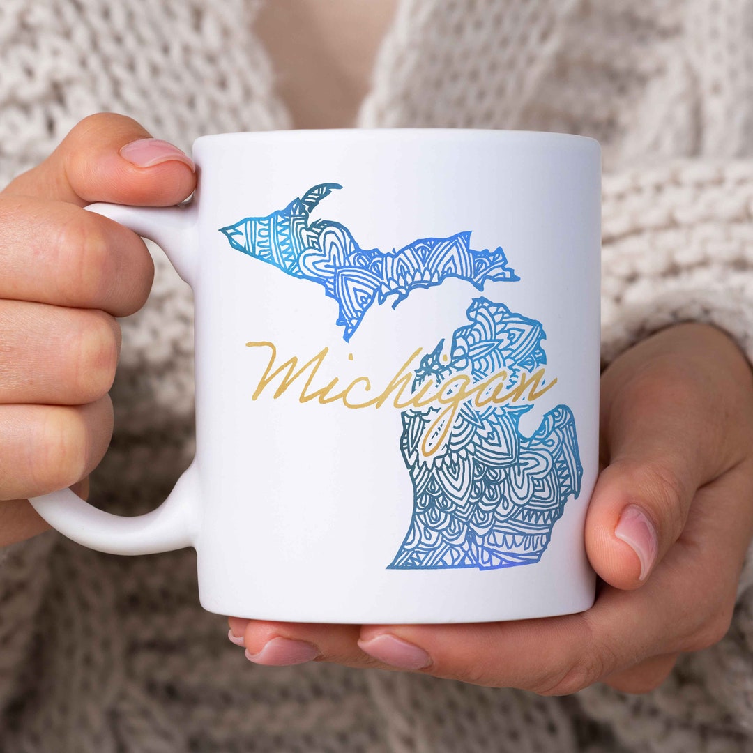Michigan Mug, State of Michigan Mug Gift Home Sweet Home Michigan Mom ...
