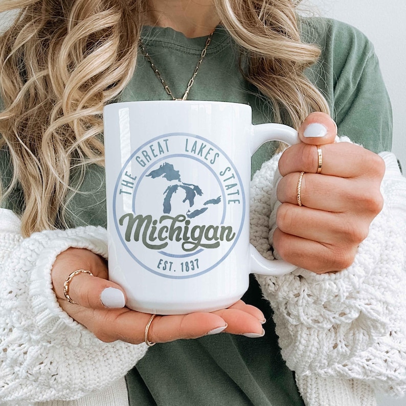 Michigan Mugs, State of Michigan Mug Gift Home Sweet Home Michigan Mom ...