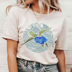 Sea Turtle Shirt, Summer Shirt Sea Turtle Gifts Vacation Tshirt Turtle ...