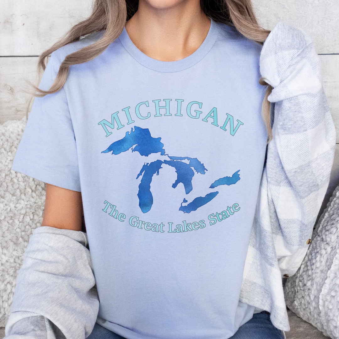 Michigan Great Lakes Shirt, Michigan Gifts Lake Michigan Shirt Unsalted ...