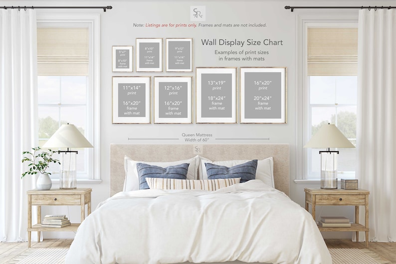 Bedroom Wall Decor Over the Bed Set of 3 Prints, Abstract Watercolor ...