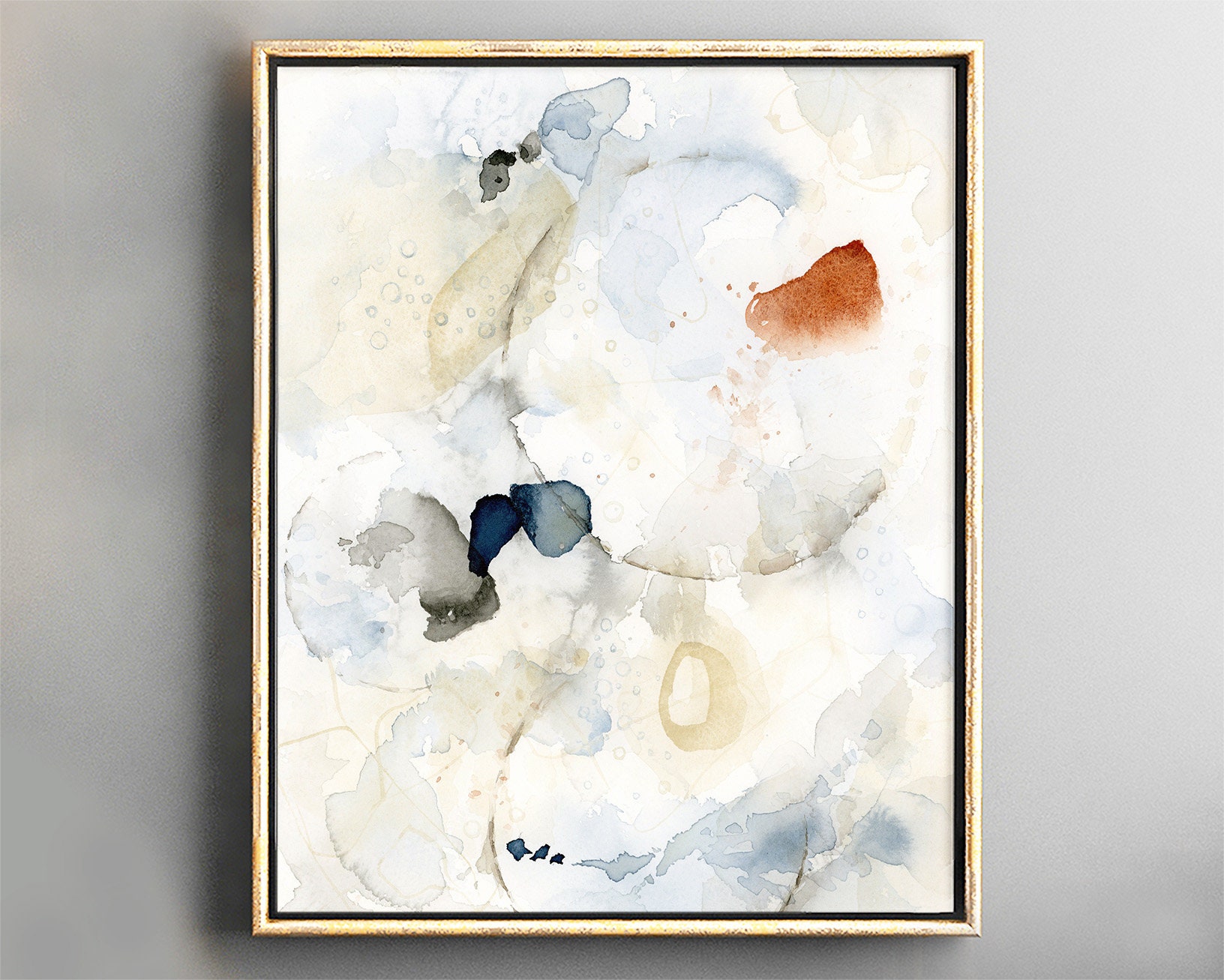 Giclee Wall Art Print of Abstract Painting Watercolor Artwork - Etsy