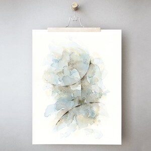 Art Print Set of 3 Abstract Watercolor Paintings, Matching Artwork for ...