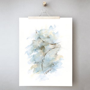 Art Print Set of 3 Abstract Watercolor Paintings, Matching Artwork for ...