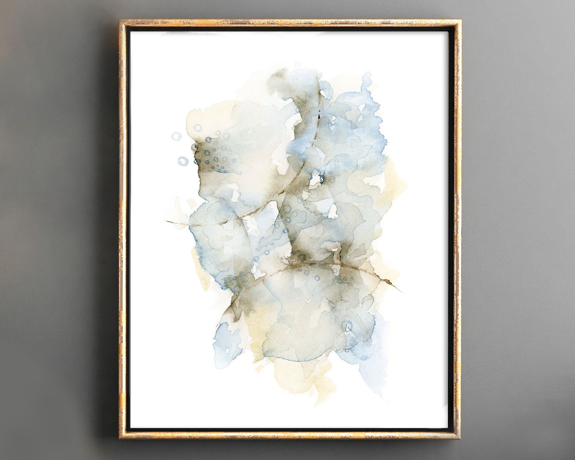 Set of 3 Prints, LARGE, Bedroom Wall Decor Over the Bed, Abstract ...