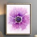 Watercolor Floral Print of Flower Abstract Painting, 8x10 Inches Fine ...