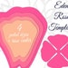 Giant Paper Rose Templates, DIY Large Paper Flowers, Printable PDF ...