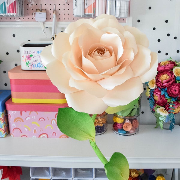 Large Paper Roses - Etsy